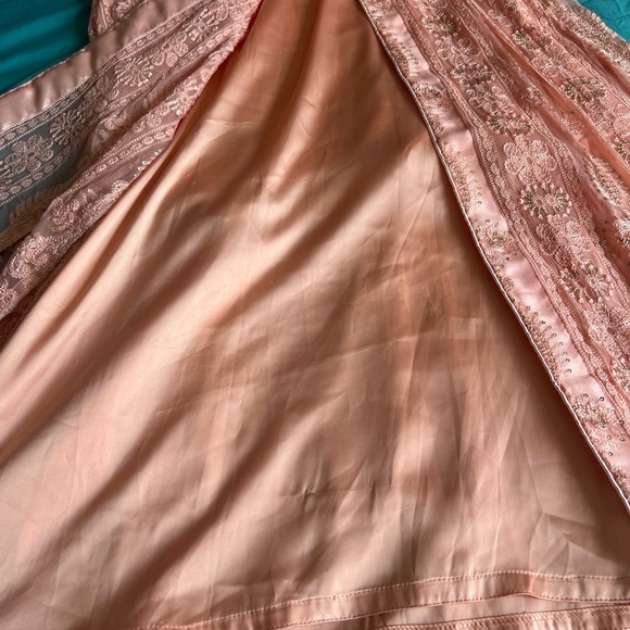 Dresses | Peach Color Long Dress | Poshmark